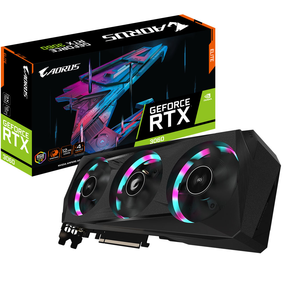 Gigabyte RTX 3060 LHR Announced With Five Models